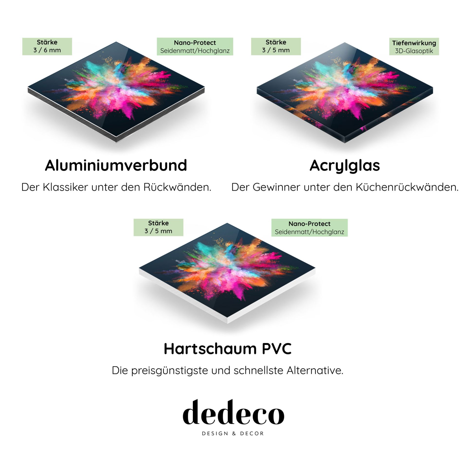 Musterplatte Marmormotive